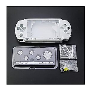 Gametown New Replacement PSP 1000 Full Housing Shell Cover with Buttons Screws Set -White.