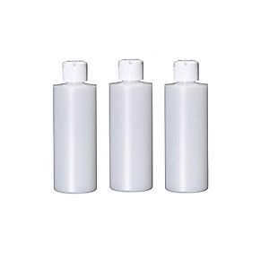 Natural Farms 4 oz Natural Pour Spout Plastic Bottles - 3 Pack - for Essential Oils, Perfumes, Lotions