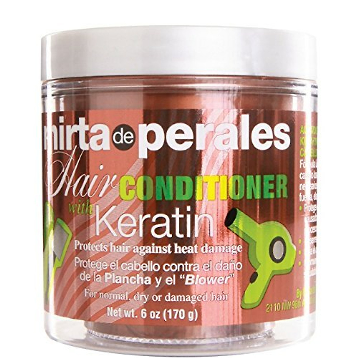 Mirta De Perales Hair Conditioner With Keratin 6 oz ( Pack of 2)
