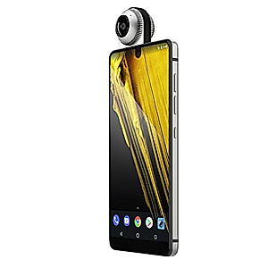 Essential Phone in Halo Gray – 128 GB Unlocked Titanium and Ceramic phone with Edge-to-Edge Display