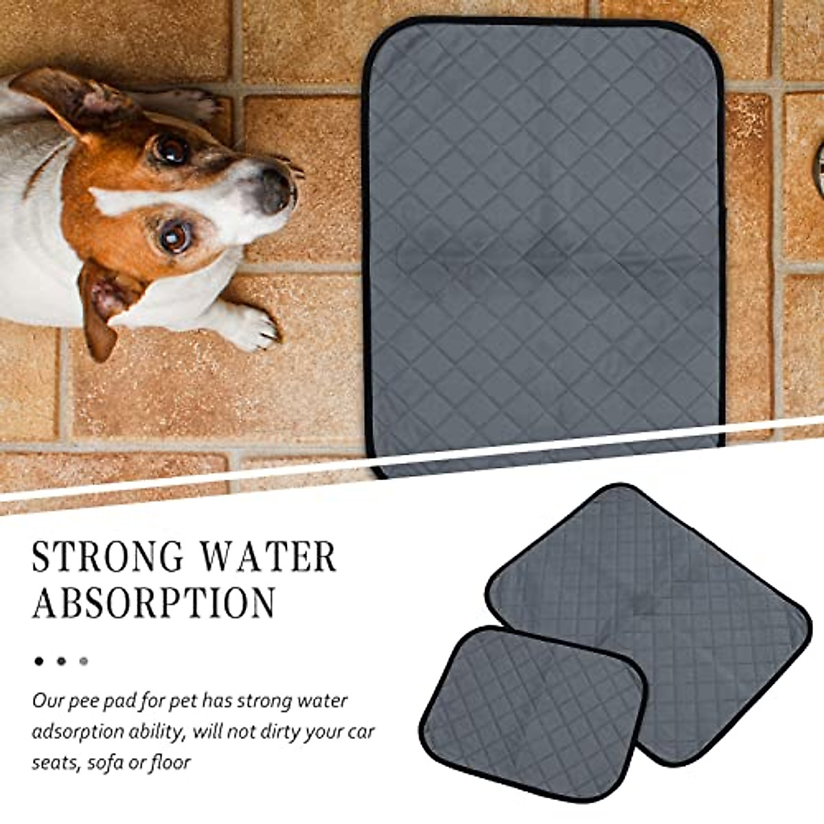 Guinea Pig Bedding 2pcs Hamster Bedding Washable Pee Pads Super Absorbent Pet Mat Small Animal Sleep Cushion Chinchilla Cage Accessories for Small Animals Supplies