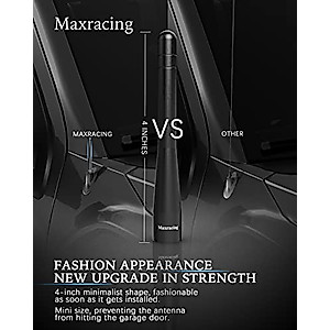 MAXRACING Short Aluminum Truck Antenna Compatible with 2021-2024 Ford Bronco