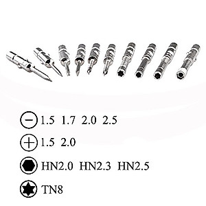 Pocket Precision Screwdriver Set, Pasway 12-pieces DIY Mini Precision Screwdriver Nutdriver Repair Tool Kit for Watch Mobile Pocket Clock Eyeglass Glasses Electronics