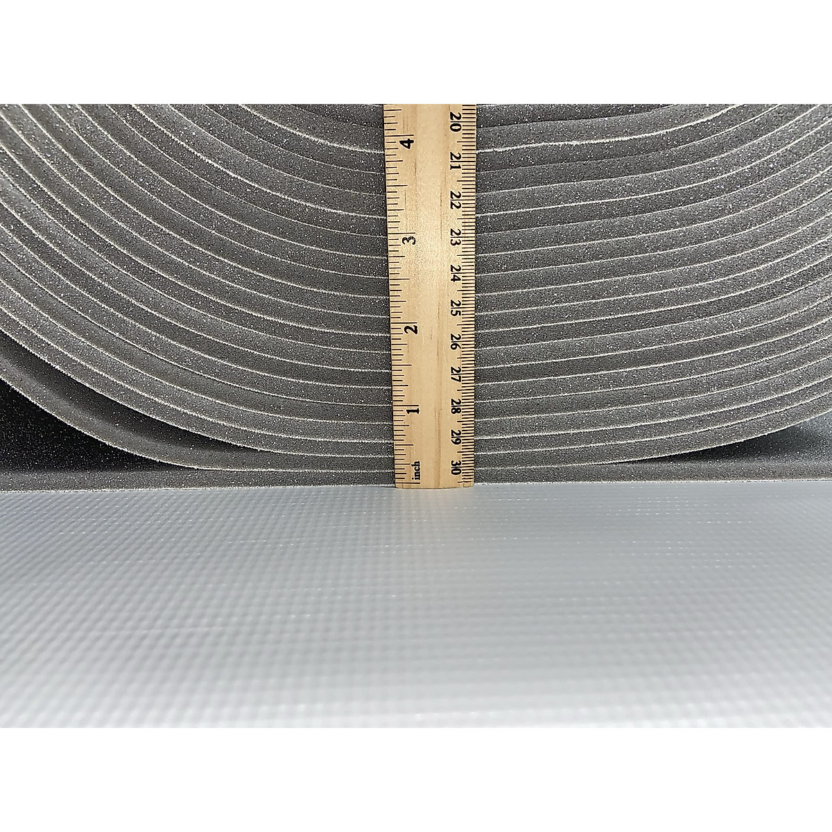 1/4 Gray Sew Foam Scrim Backed Pleating Padding Upholstery Fabric 57 Wide by the Yard"