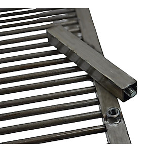 Premium Argentine Grill + Brazier - Iron Argentina Grill - BBQ Parrilla Asado - Sor Pampa Grill (32 x 20 in)