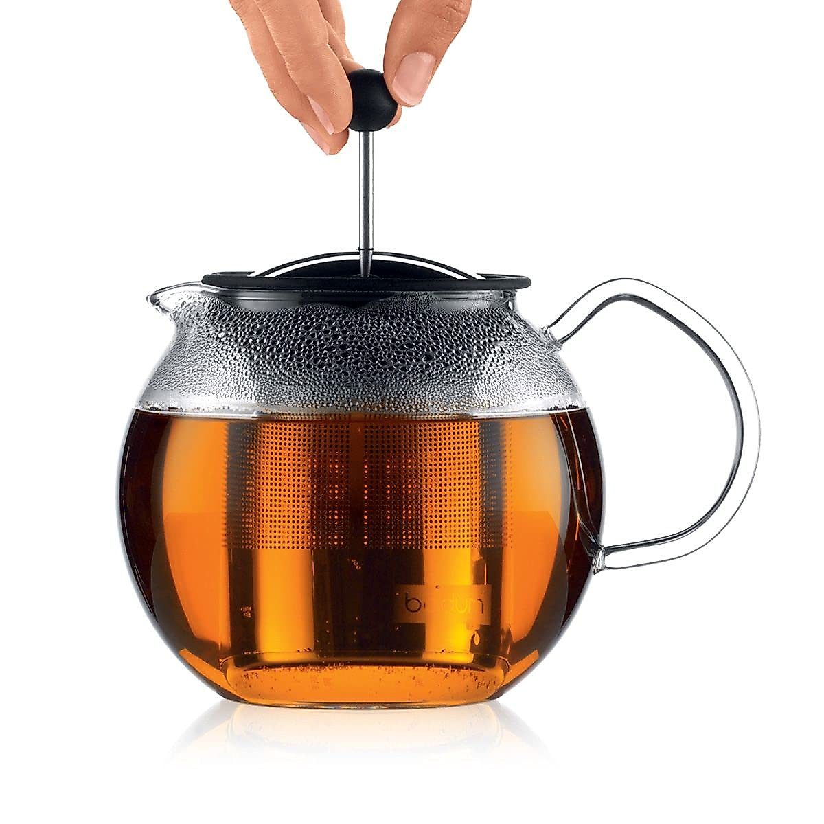 BODUM CD Assam-brewer for tea with The filter which is made of steel 500 ml-Chrome, 0.5 l, Stainless Steel