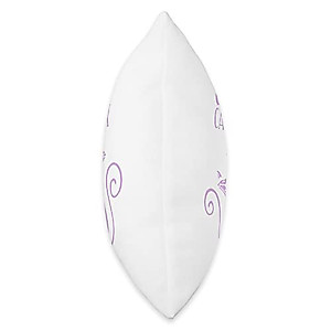 Feline Kitty Kitten Cat Gifts For Christmas & More Crazy Lady Design Gift for Cat Lovers Purple Throw Pillow, 16x16, Multicolor