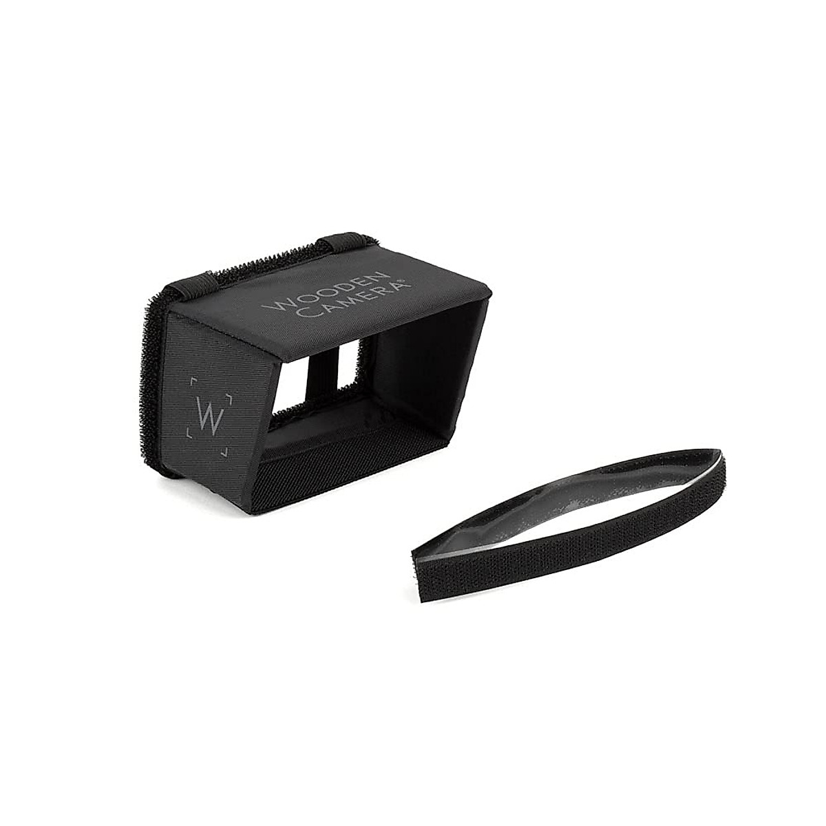 Wooden Camera LCD Sun Shade for Monitors 4 to 5-Inches, Monitor Hood with All-Sides Coverage and Flexible Bottom for Easy Access