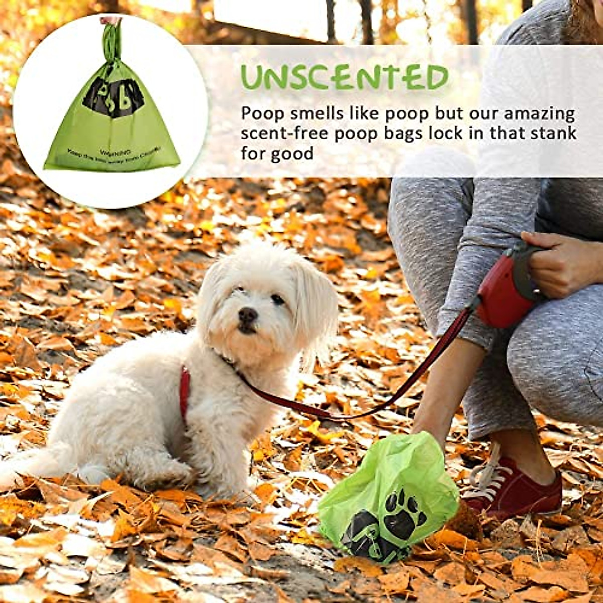 Dog Poop Bag 540 Count, Dog Poop Bags Rolls, Dog Bags for Poop Unscented Refill Rolls, 9" X 13" Durable Thick Poop Bags for Dogs, Doggie Poop Bags, Dog Waste Bags by PobbY