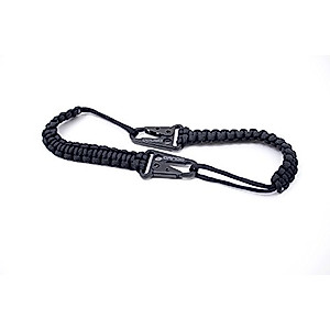 Dango EDC Tether - Cobra Weave 550 Paracord - 6 Inch Woven, 10 Feet Unraveled (Brown)