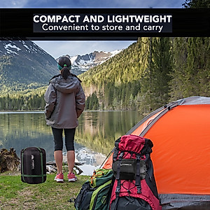 IFORREST Cotton Flannel Double Sleeping Bag for Adults - 10°F Cold Weather Extra-Wide - Winter Camping Bed for Couples (All Seasons) - 2 Person Queen-SizeXXL