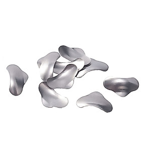 50Pcs Dental 50μm Sectional Contoured Metal Matrices Matrix Refill (Large with Ledge)