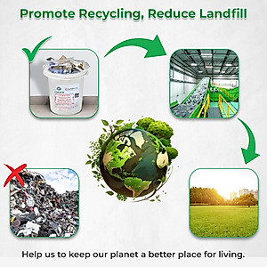 EZ on the Earth - Recycling Box for Straight Lamps – Prepaid | Mail back Recycle Kit That Holds up to 61 x T12 Tube Lights or 132 x T8 Fluorescent Tubes - Model 40JM (4 Foot Jumbo)