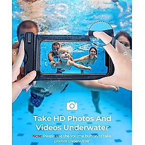 Universal Waterproof Underwater Cell Phone Dry Bag Pouch Case with Lanyard Armband for iPhone 13, 13 Pro, 13 Pro Max, 13 Mini, for Samsung Galaxy S22 Ultra 5G, S22+ 5G, S22 5G, S21 FE 5G, A13 5G