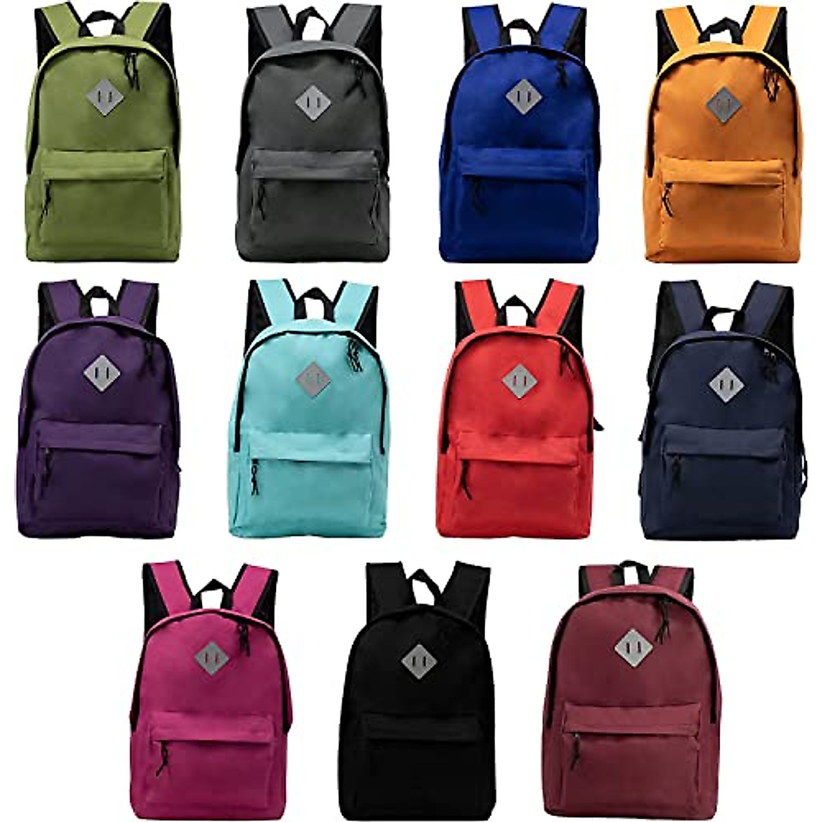 Bulk Case of 12 Backpacks and 12 Winter Item Sets - Wholesale Care Package - Emergencies, Homeless, Charity