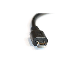 ozzmaker Short USB Cable (6 inches/15cm) Right Angle USB(Male) - to Micro B(Male) - Black