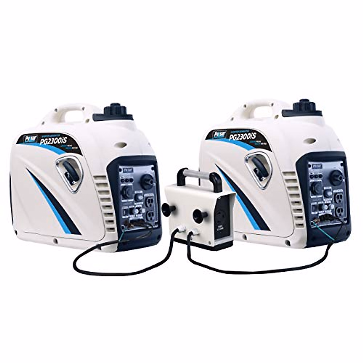 Pulsar PG2300iS 2,300W Portable Super Quiet Gas-Powered Inverter Generator with USB Outlet & Parallel Capability, CARB Compliant