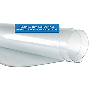 Mount-It! Office Chair Mat for Hardwood Floor, Clear Computer Chair Floor Protector, Use in Home or Office on Wood, Tile, Linoleum, Vinyl, or Carpet, 47" x 35.5" (MI-7818A)