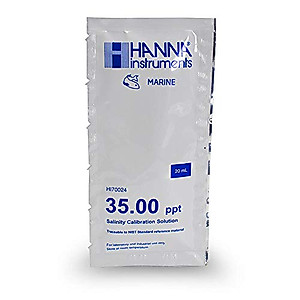 Hanna Instruments HI70024P 35 PPT Salinity Calibration Solution Single Sachet