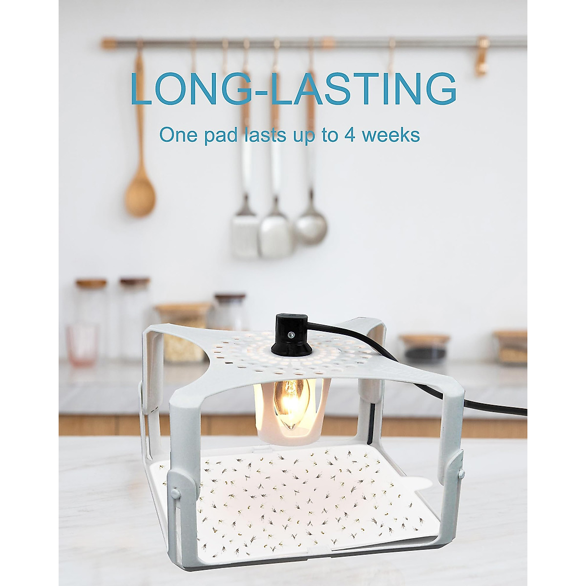 36 Pcs Flea Trap Refill Glue Boards for Terro T230 T231 Indoor Flea Light Traps, 6" Replacement Sticky Pads Fits Square Flea Bed Bug Traps for Inside Your Home