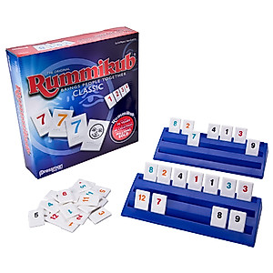 Pressman Rummikub - The Original Rummy Tile Game | Exciting Family Game of Strategy and Luck | Promotes STEM Skills | For Kids, Teens, Adults | 2-4 Players, Ages 8+