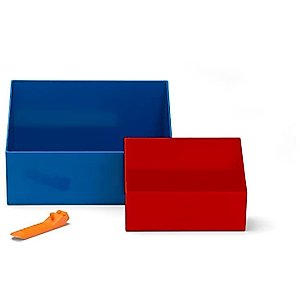 Room Copenhagen LEGO Brick Scooper Set - 1 Large Dark Stone Gray Scoop 7.63 x 5.19in and 1 Small Black Scoop 5.07 x 3.46in - Includes Brick Separator