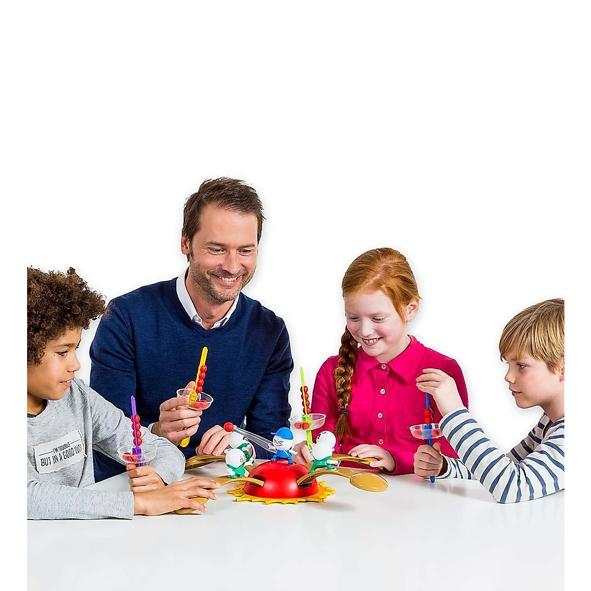 Identity Games [www.identity games.com] Dodgeball - A Fast Paced Family Game of Action and Skill - Dodge and Stack Your Dodgeballs Without Losing Your Head - Ages 8 and Up