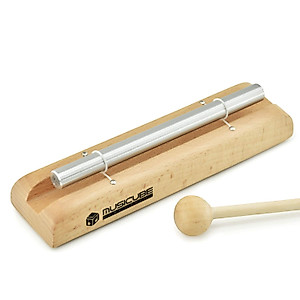 MUSICUBE Chime Bell Meditation Bell Chime Percussion Instrument for Teachers Classroom Meditation Yoga Solo Tone E