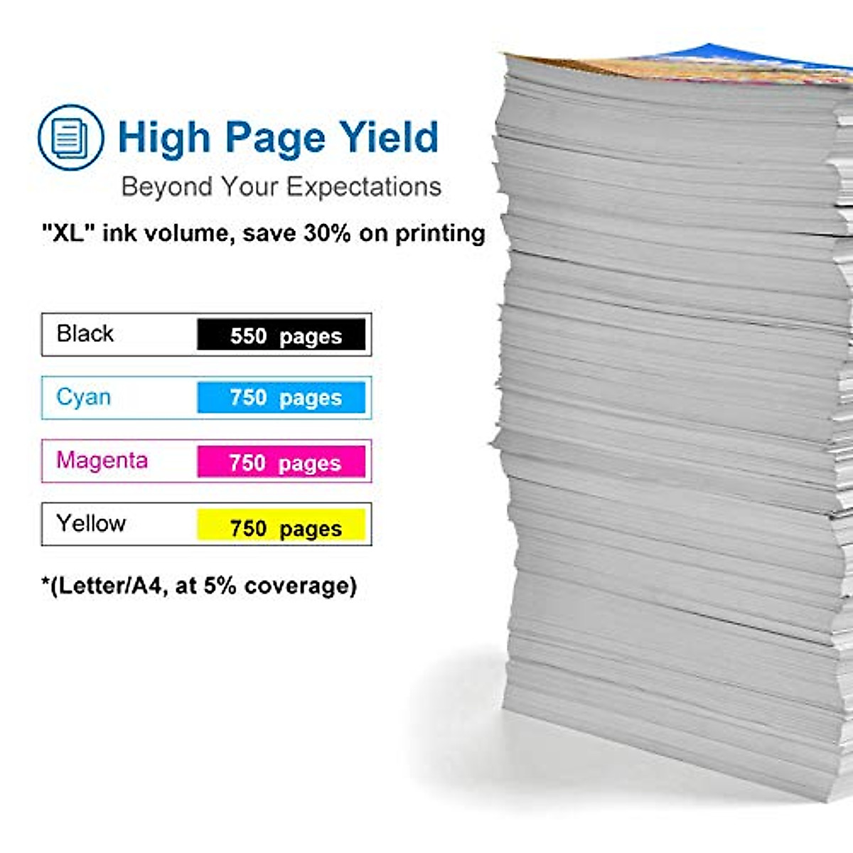 TacTink Compatible Brother LC203 Ink Cartridges, LC201 XL LC203XL Ink Cartridge for Brother MFC-J460DW J480DW J485DW J680DW J880DW J885DW MFC-J4320 J4420DW (6 Black, 2 Cyan, 2 Magenta, 2 Yellow)