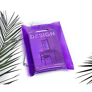 Choice Marts 200 Pink & Purple Merchandise Bags 100 Pink and 100 Purple 9"x12" Bags for Small Business 1.5Mil Thick Glossy Suitable for Retail And Boutiques With Handles