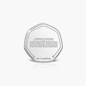 Star Wars The Mandalorian - The Way of The Mandalore - Ag Plated Commemorative Coin