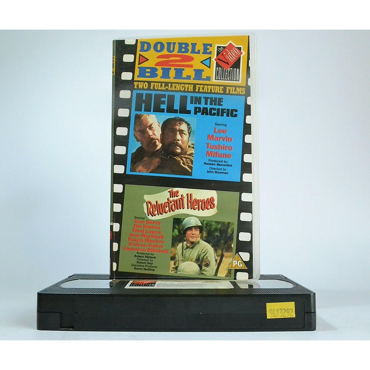 Hell In The Pacific/The Reluctant Heroes: Double War Films - Lee Marvin - VHS