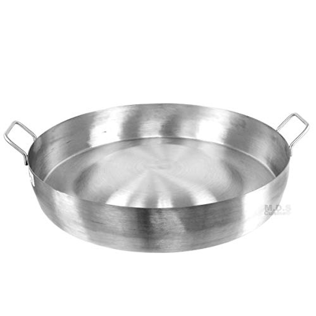 Comal Convex 21.5” Stainless Steel Panza Arriba Heavy Duty Commercial Mexican Griddle Extra High Rim