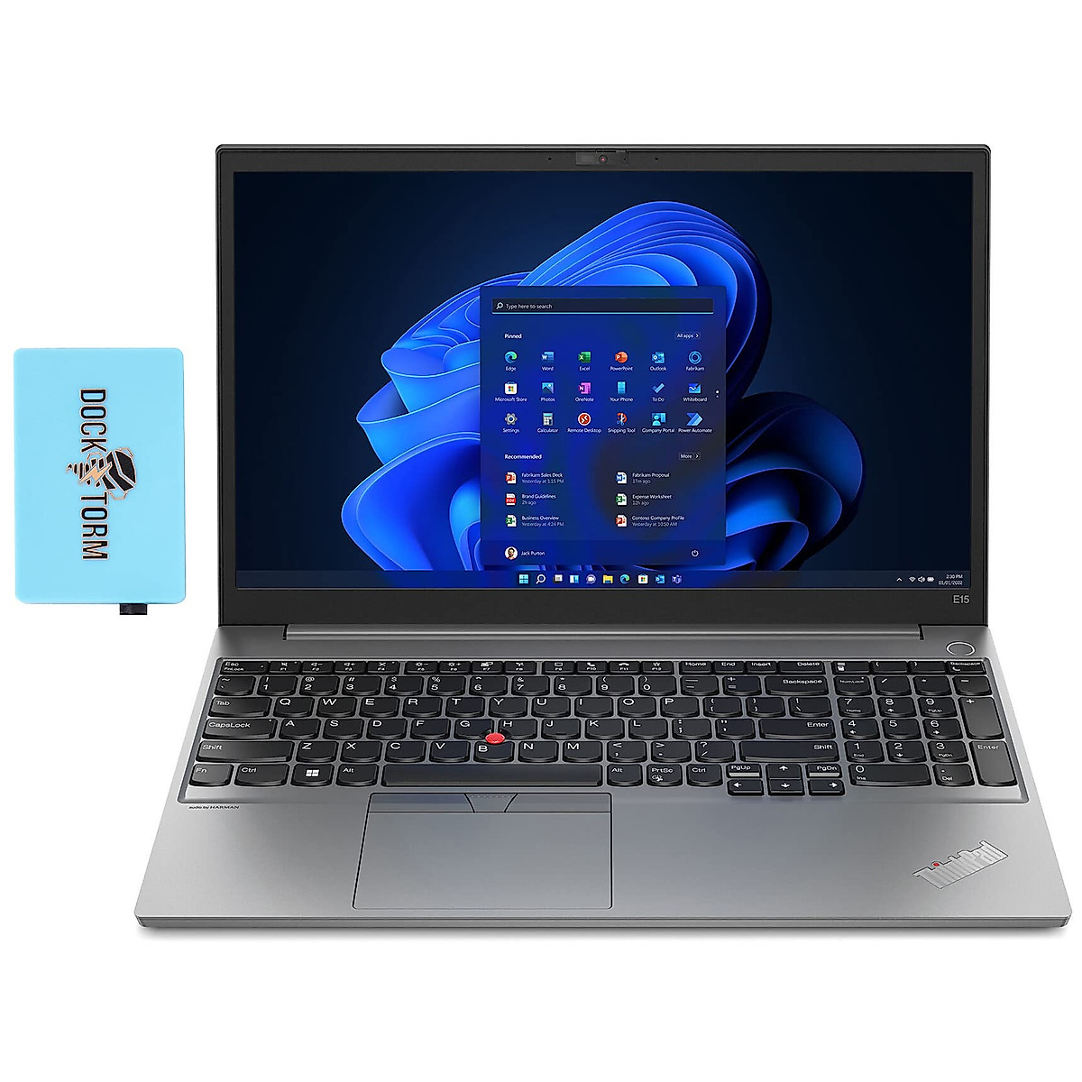 Lenovo ThinkPad E15 Gen 4 Business IPS Laptop (Intel i5-1235U 10-Core, 32GB RAM, 512GB PCIe SSD, Intel UHD, 15.6" 60Hz FHD, Killer WiFi 6E, BT 5.2, Thunderbolt 4, RJ-45, Win 10 Pro) w/Hub