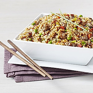 Augason Farms Teriyaki Rice and Vegetables with Freeze-Dried Beef, 38 oz