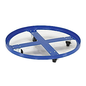 Vestil DRUM-SP-32-9-H Steel Overpack Drum Dolly, 900 lbs Capacity, 31-5/8" ID x 32" OD