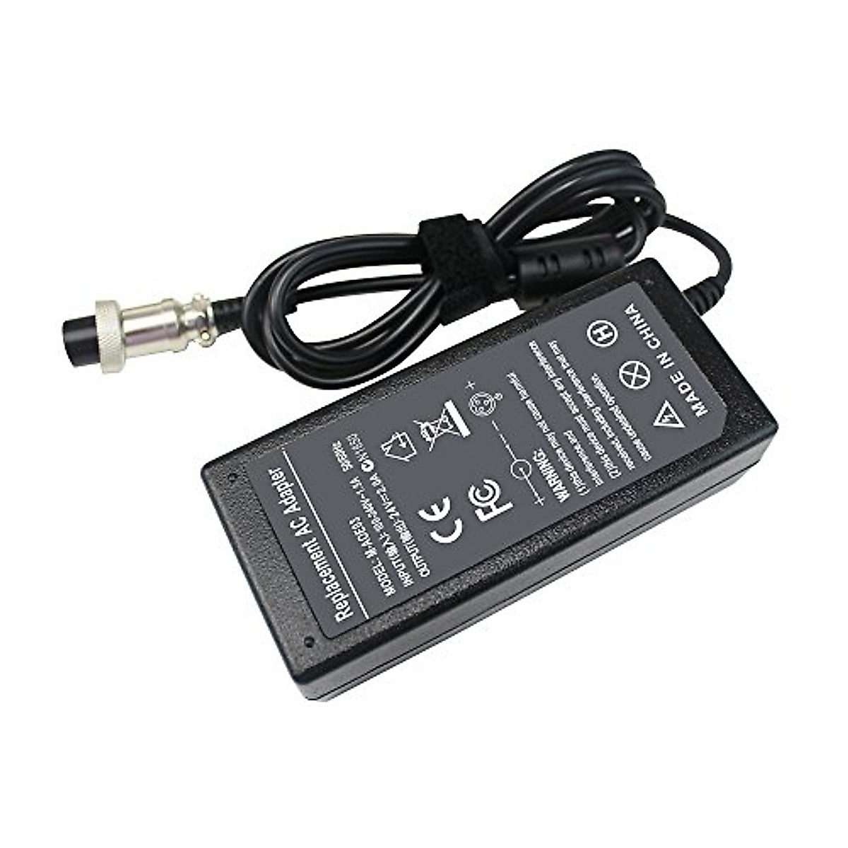 LNOCCIY 48W 24V 2A Scooter Battery Charger for Razor E100 E200 E300 MX350 ZR350 PR200 for Razor Ground Force;Razor Pocket Mod;Sunl Scooter;Mini Chopper;Dirt Quad Bike;Pocket Mod Cable