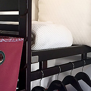 John Louis Home 12in. Deep Woodcrest Simplicity Organizer, Espresso Finish