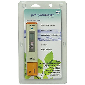 HM Digital HMPH80 HMDPHM80 Digital pH/Temperature Meter, 0-14 pH Range, 1 pH Resolution, 2% Readout Accuracy, Purple