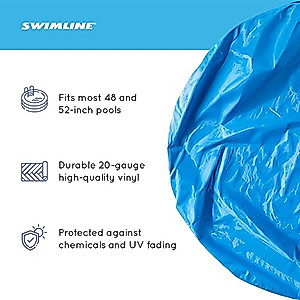 Swimline 24-Feet Round Blue Overlap Liner Standard Gauge