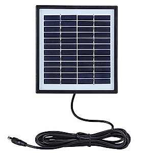 2W 12V Polysilicon Solar Panel 5.6 x 5.1in Solar Panel Battery Charger Solar Power Panel Kit for Outdoor Camping