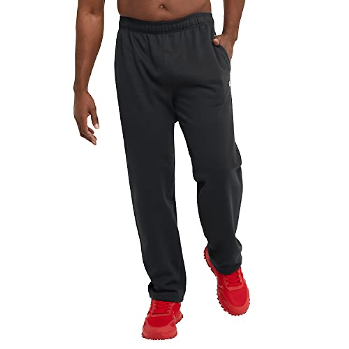 Champion Men's Sweatpants, Powerblend, Fleece, Open-Bottom Sweatpants (Reg. or Big & Tall)
