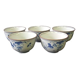 Ranchant Sencha Set, Multi, φ3.5 x 2.0 inches (9 x 5 cm), 6.9 fl oz (175 cc), Grap