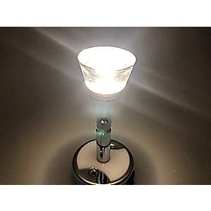 Pactrade Marine Boat Auto RV Aluminum Adjustable LED Reading Light Rocker Switch