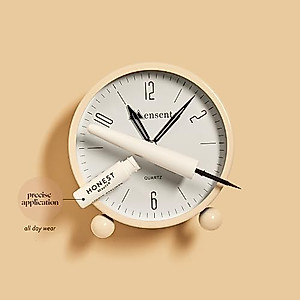 Honest Beauty Longlasting Vegan Liquid Eyeliner + Talc-Free Eyeshadow Pallette with 10 Shades Bundle | Dermatologist Tested + Cruelty Free | 0.58 fl oz, 0.67 oz