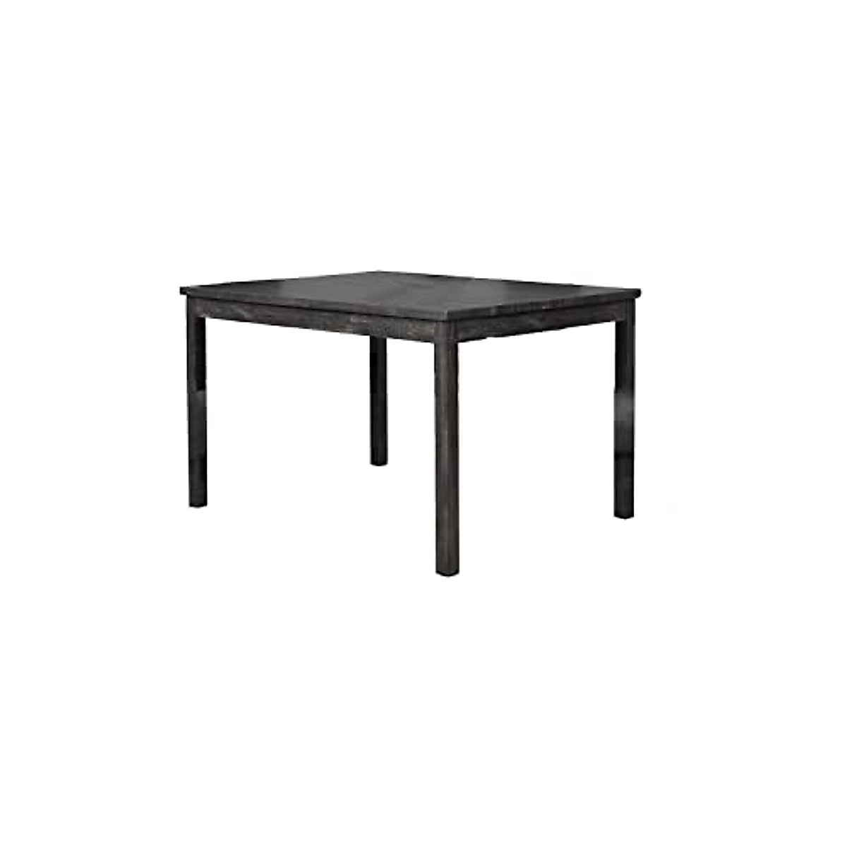 Best Master Furniture CD038DWT Vitaliya 48" Rectangular Wood Dinette Table in Black Charcoal