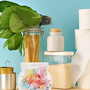 Mini Halloween Candy Jar Plastic Halloween Candy Jars with Lids 20PCS Pumpkin Shaped Clear Cookie Jar Container Storage Jars for Coffee Bean Nut Spices Canister Party Sweet