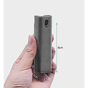 YTT Touchscreen Mist Cleaner, Screen Cleaner, for All Phones, Laptop and Tablet Screens,Two in One Spray and Microfiber Cloth (Grey)