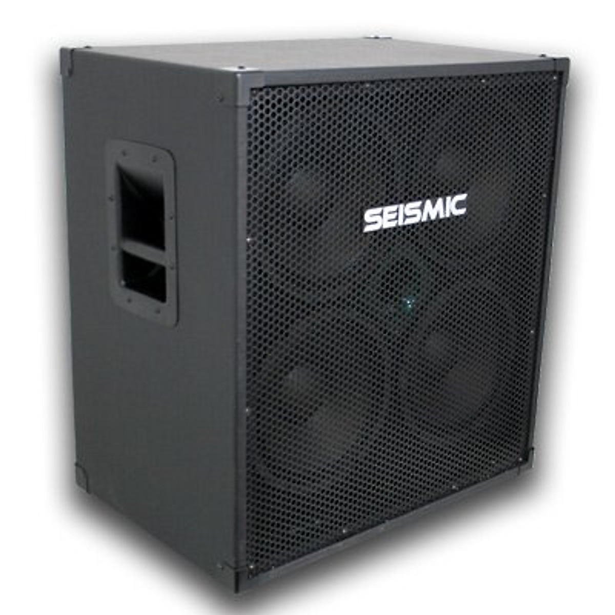 Seismic Audio - 410 Bass Guitar Speaker Cabinet with Horn and Volume Control PA DJ 400 Watts 4x10 4 10