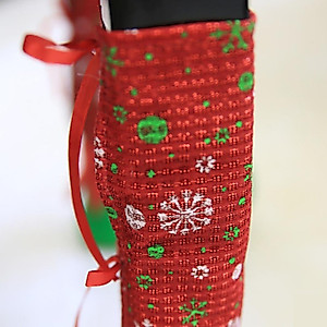 Christmas decorations,IEason Christmas Decorations Christmas Restaurant Bars Chairs Feet Sets Of Stools (Red)